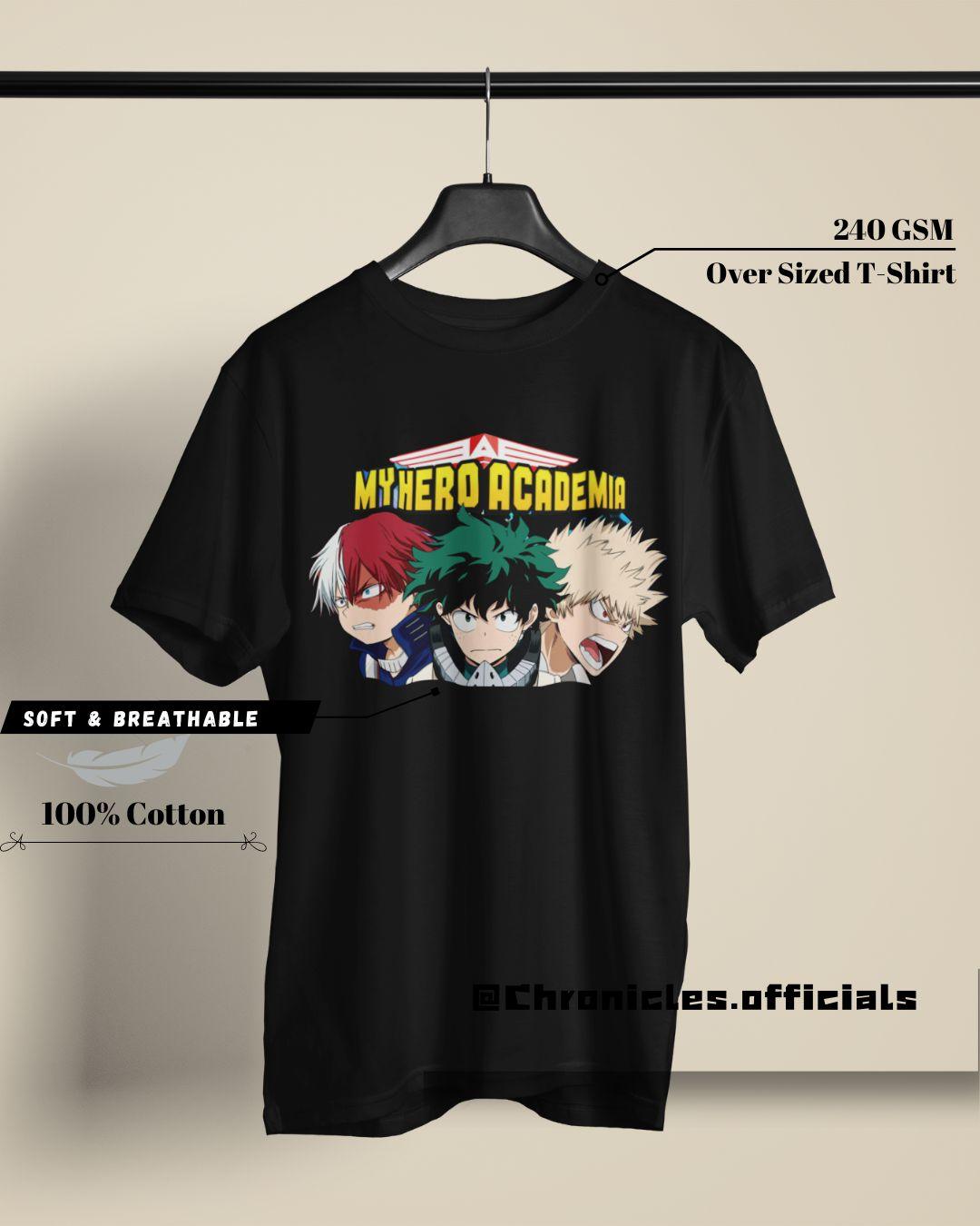 MHA Class 1-A My Hero Academia Oversized and Regular T-Shirt – CHRONICLES